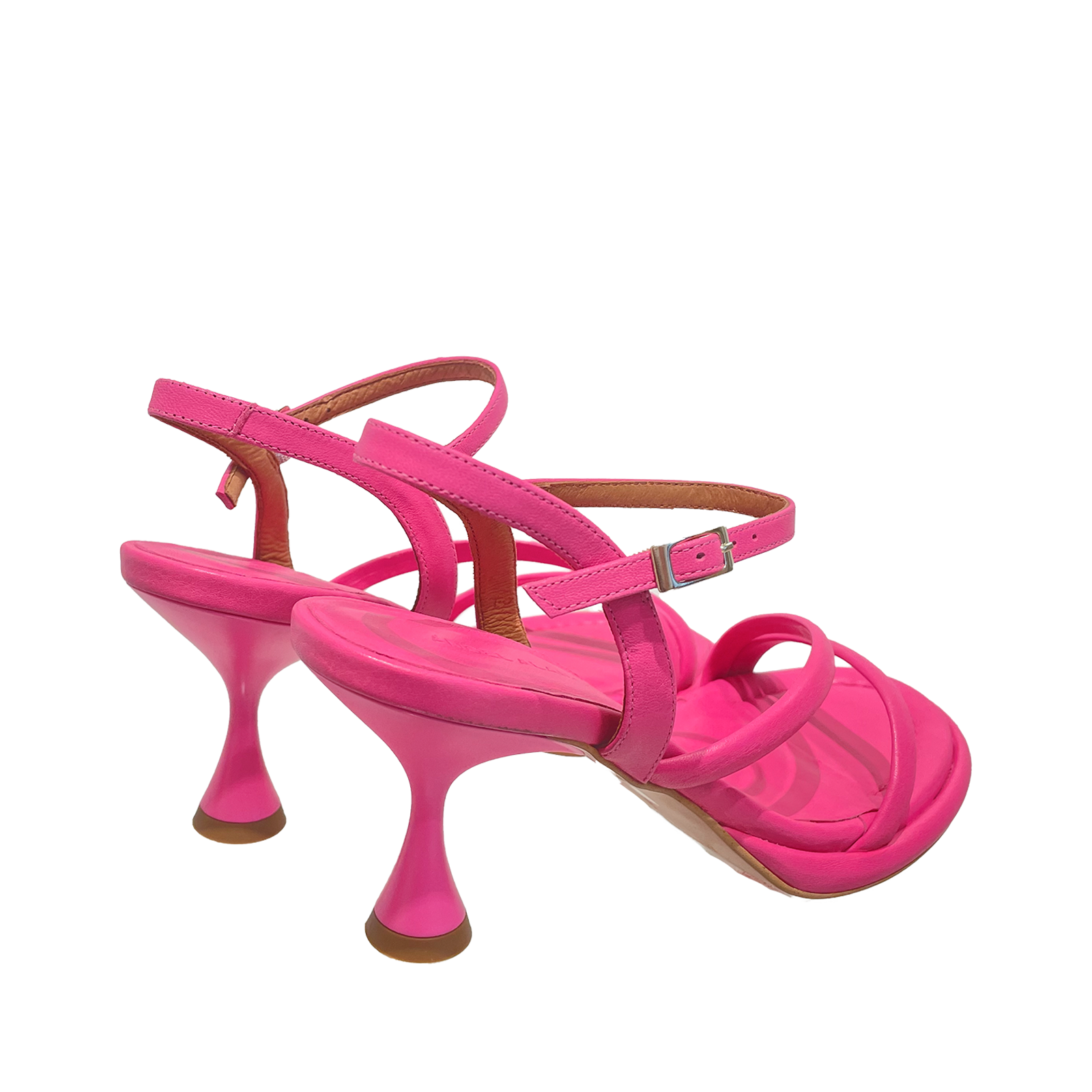 Angel Alarcon Cathy Sandal Fuchsia 24100-467A Luxury Fashion Shoes Nude ...